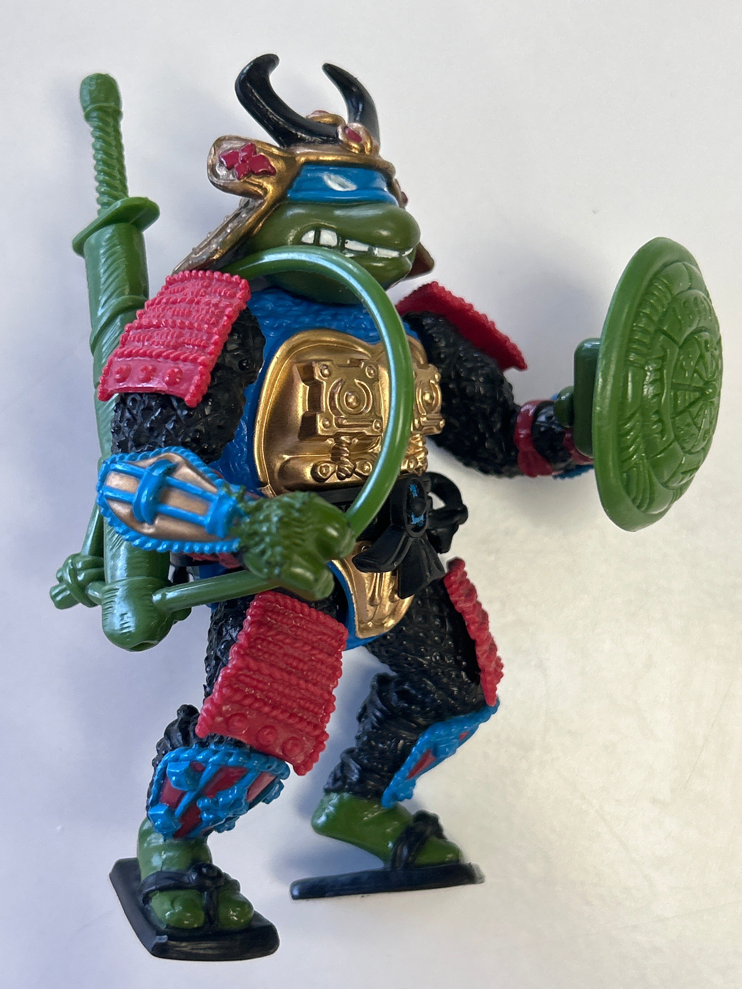PLAYMATES TEENAGE MUTANT NINJA TURTLES SEWER SAMURAI LEO 1990 TMNT INC ...