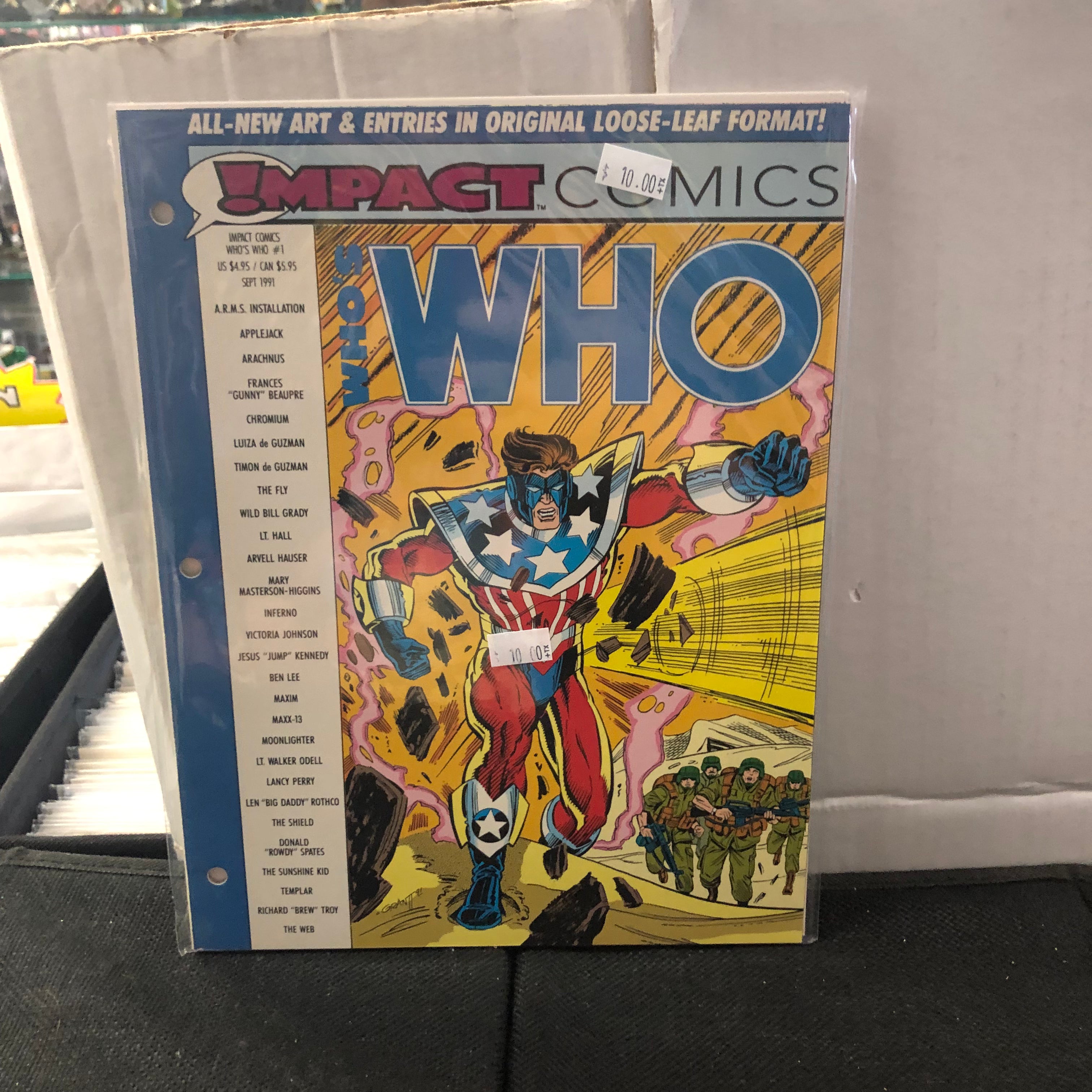 IMPACT COMICS IMPACT COMICS WHOS WHO 1 1991 – One Of Us Comics