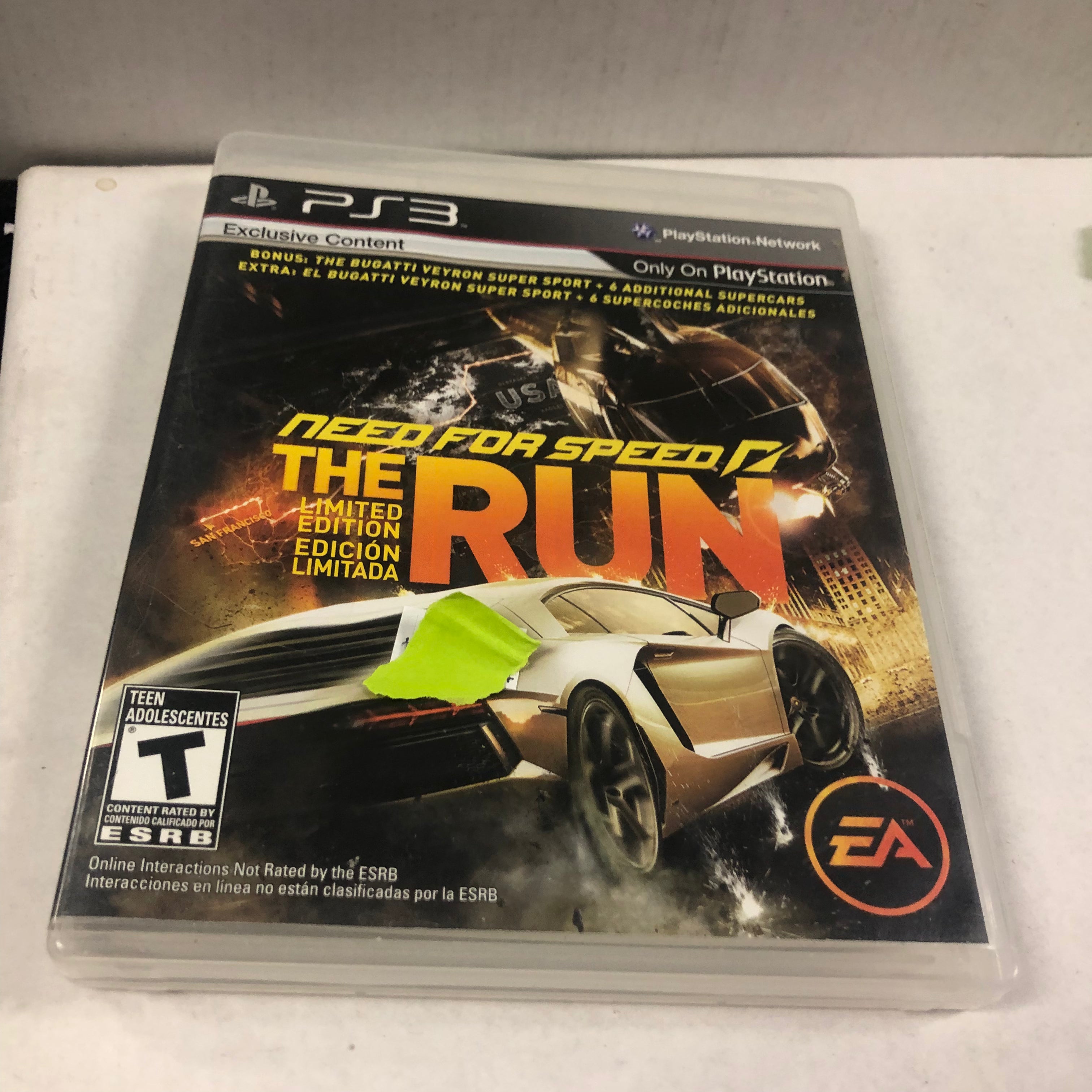 PLAYSTATION 3 NEED FOR SPEED THE RUN LIMITED EDITION COMPLETE IN CASE ...